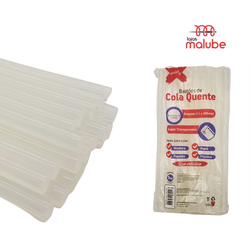 Bastão de cola quente grossa 1kg – Lojas Malube Bastão de cola quente grossa 1kg – Lojas Malube